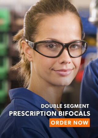 How to purchase double segment bifocal safety glasses
