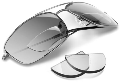 Stick-On Bifocal Lenses