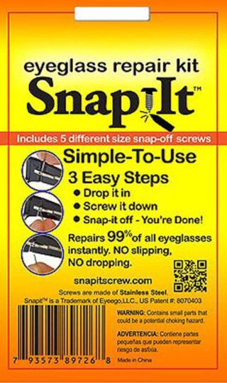 SnapIt Eyeglass Repair Kit