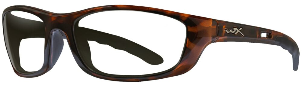 Wiley X-P-17 Gloss Demi Frame Prescription Angled Side Left