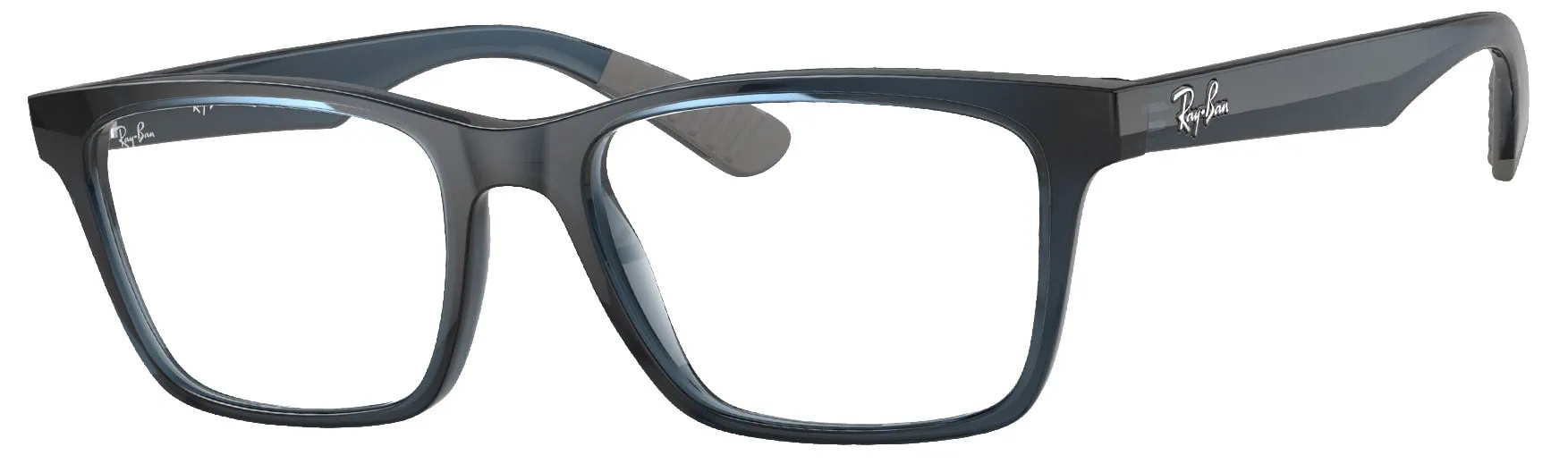 RB-0RX7025-5719, Eyeglasses, Polished Blue, Angle Left